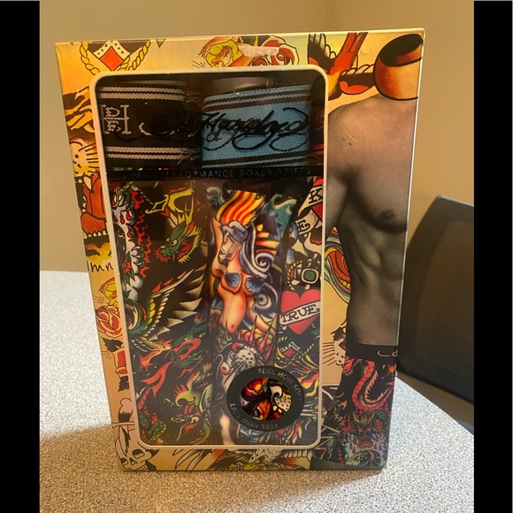 Ed Hardy | Underwear & Socks | Ed Hardy Mens 3 Pack Performance Boxer ...